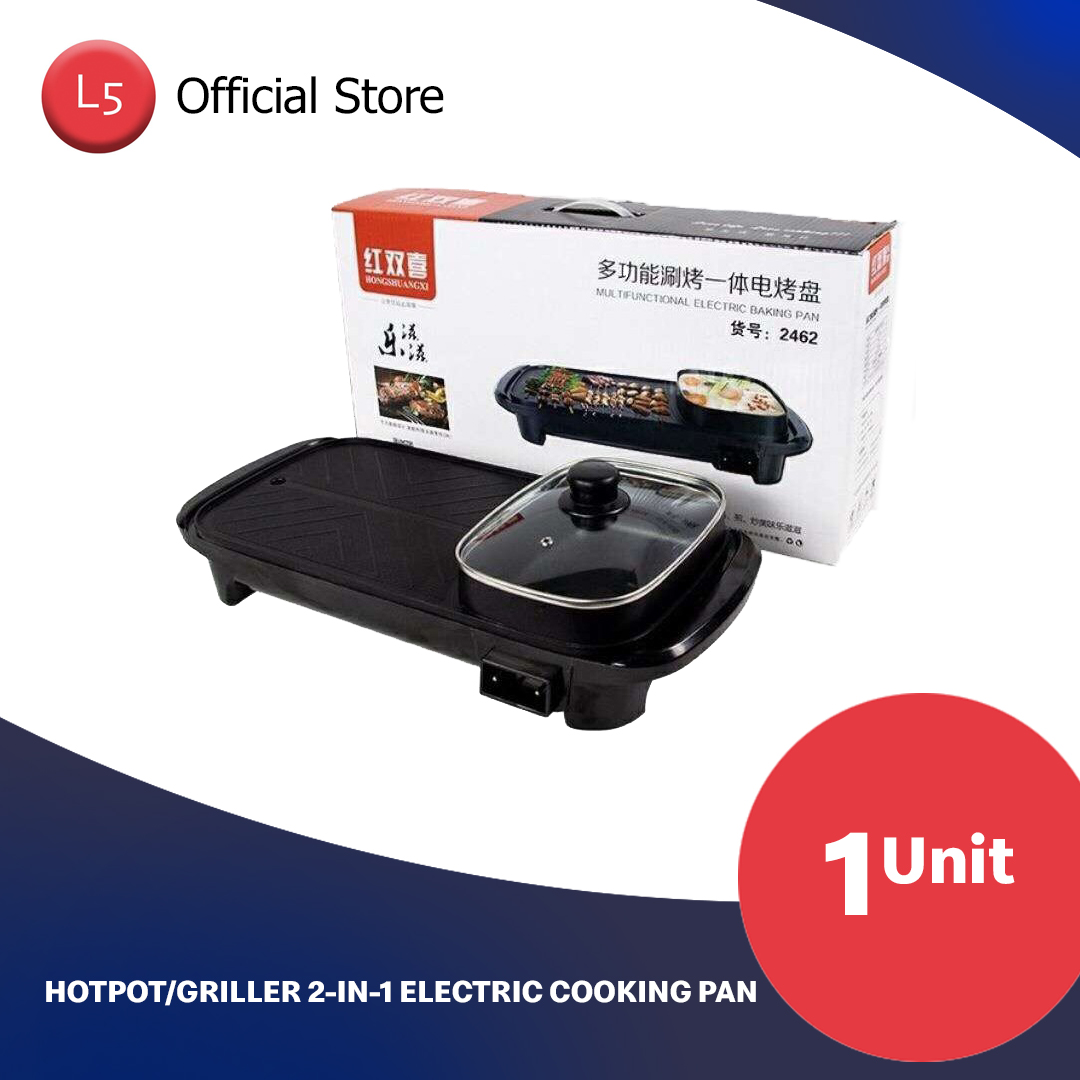 Hotpot / Griller 2-in-1 Electric Cooking Pan | Lazada PH