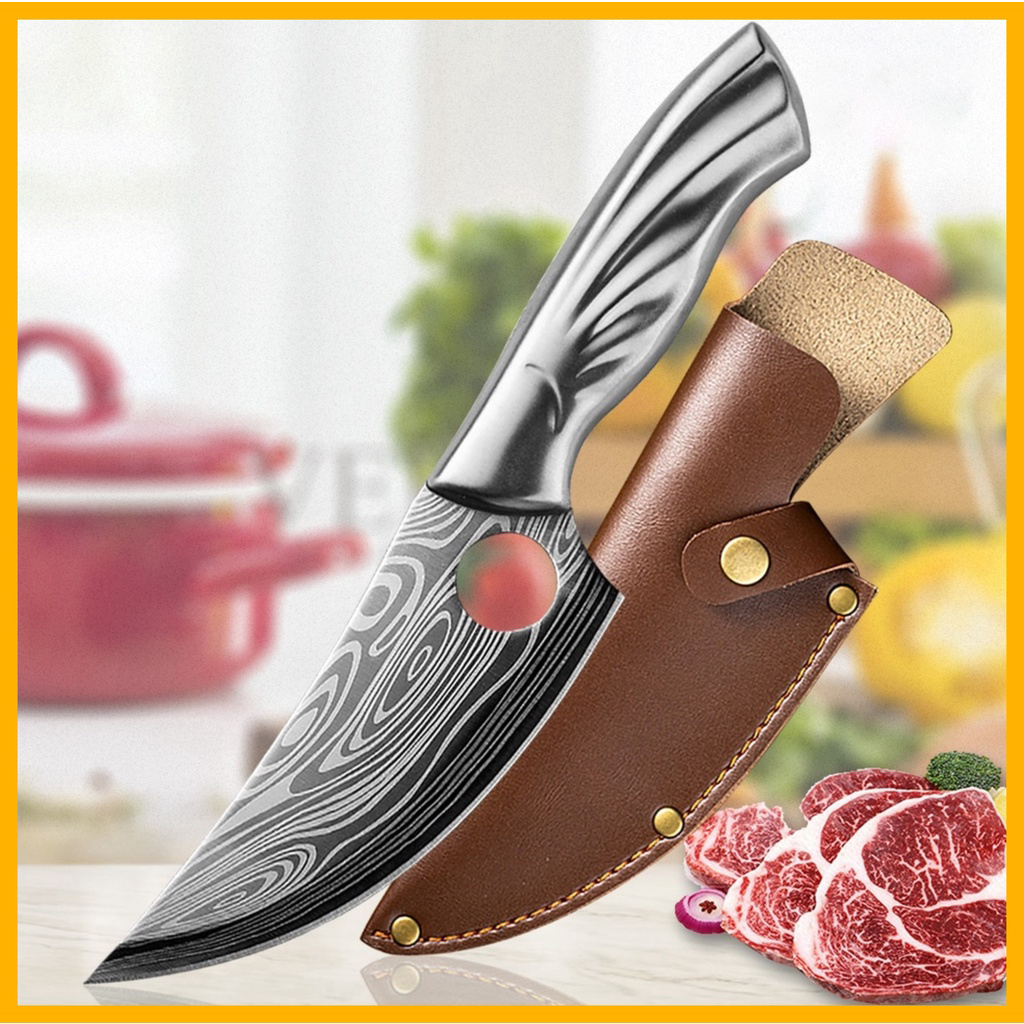 Boning Knife Professional Chef Butchering Knife Meat Cleaver Knife ...