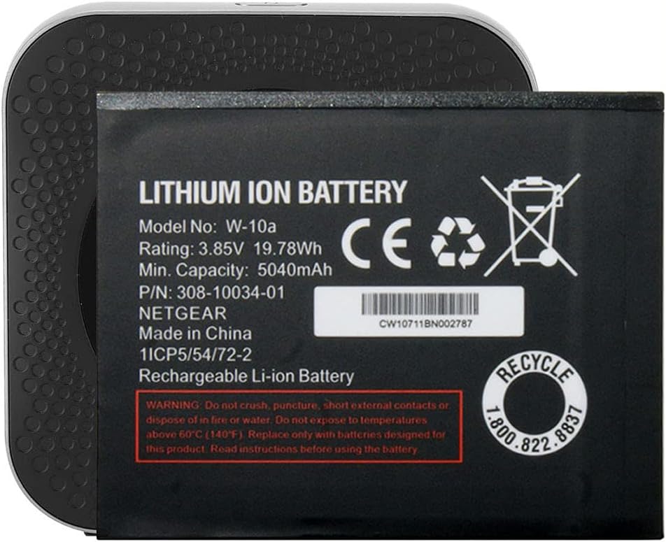 Lithium Ion | Rechargeable Battery | W-10a for Netgear Nighthawk ...