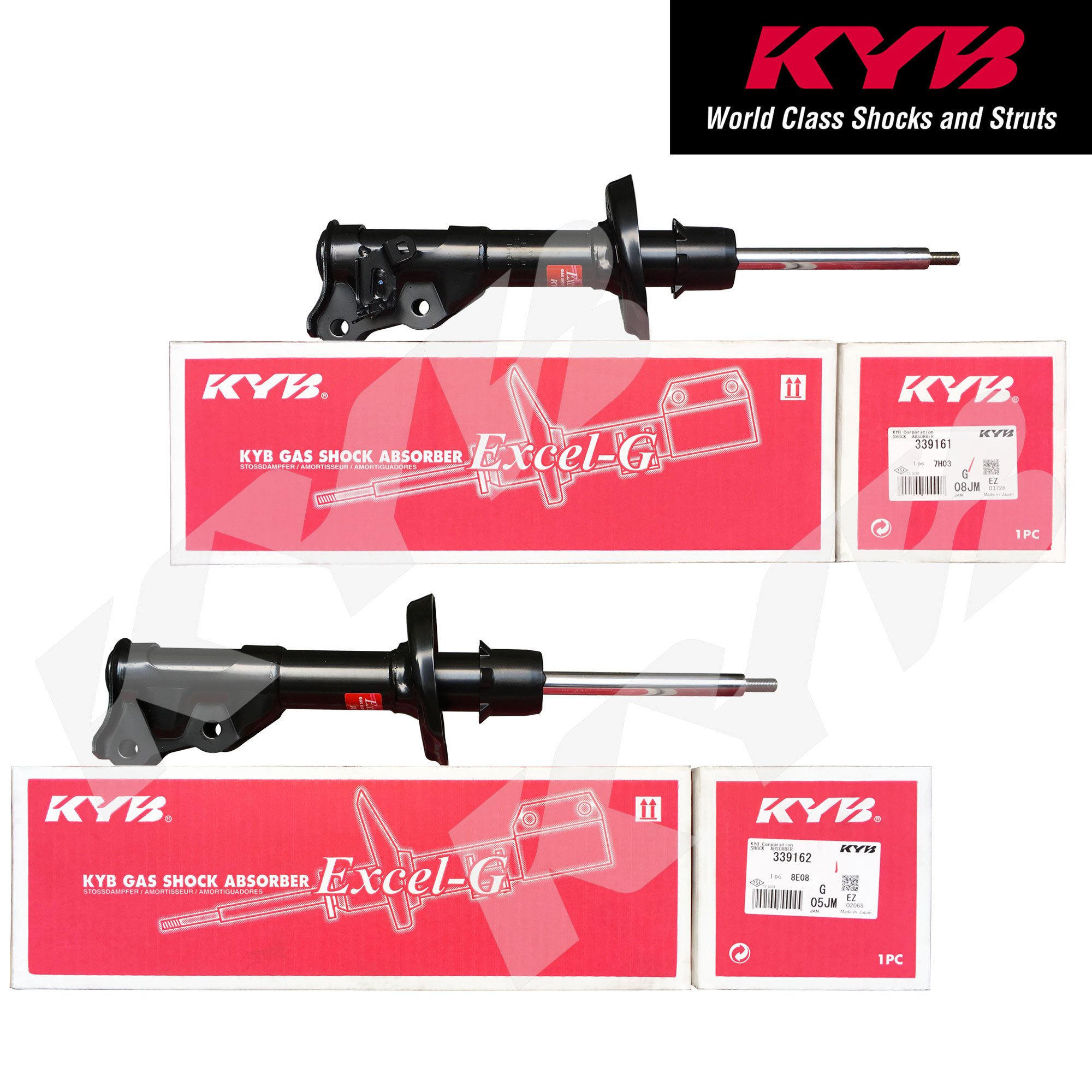 KYB 339161/339162 for Honda Civic 1.8, 2.0 2006 - 2012 Set of 2 Front ...