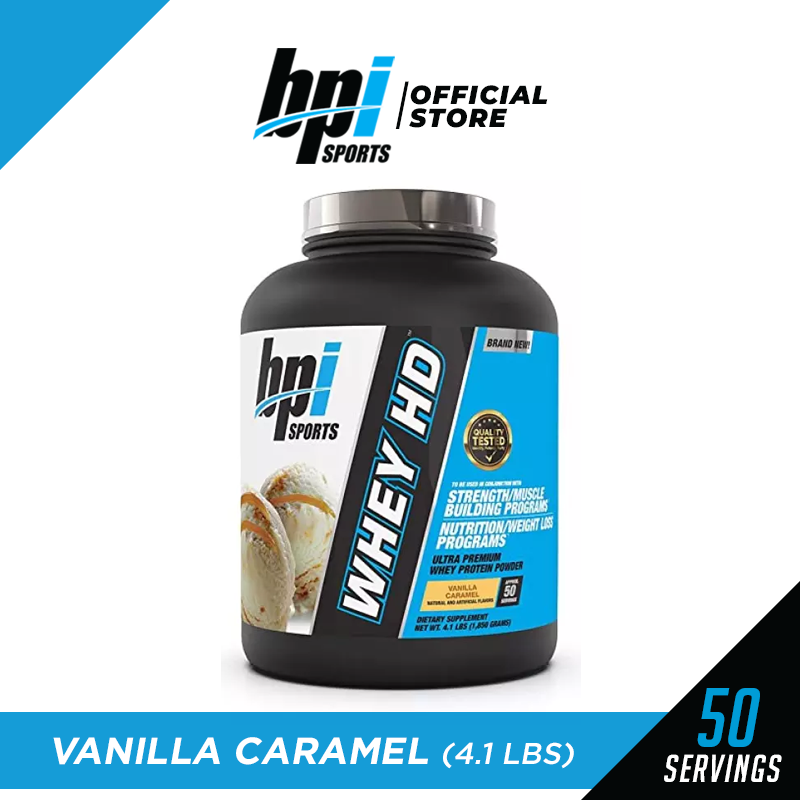 BPI SPORTS WHEY HD 4.1 LBS VANILLA CARAMEL FLAVOR | Lazada PH