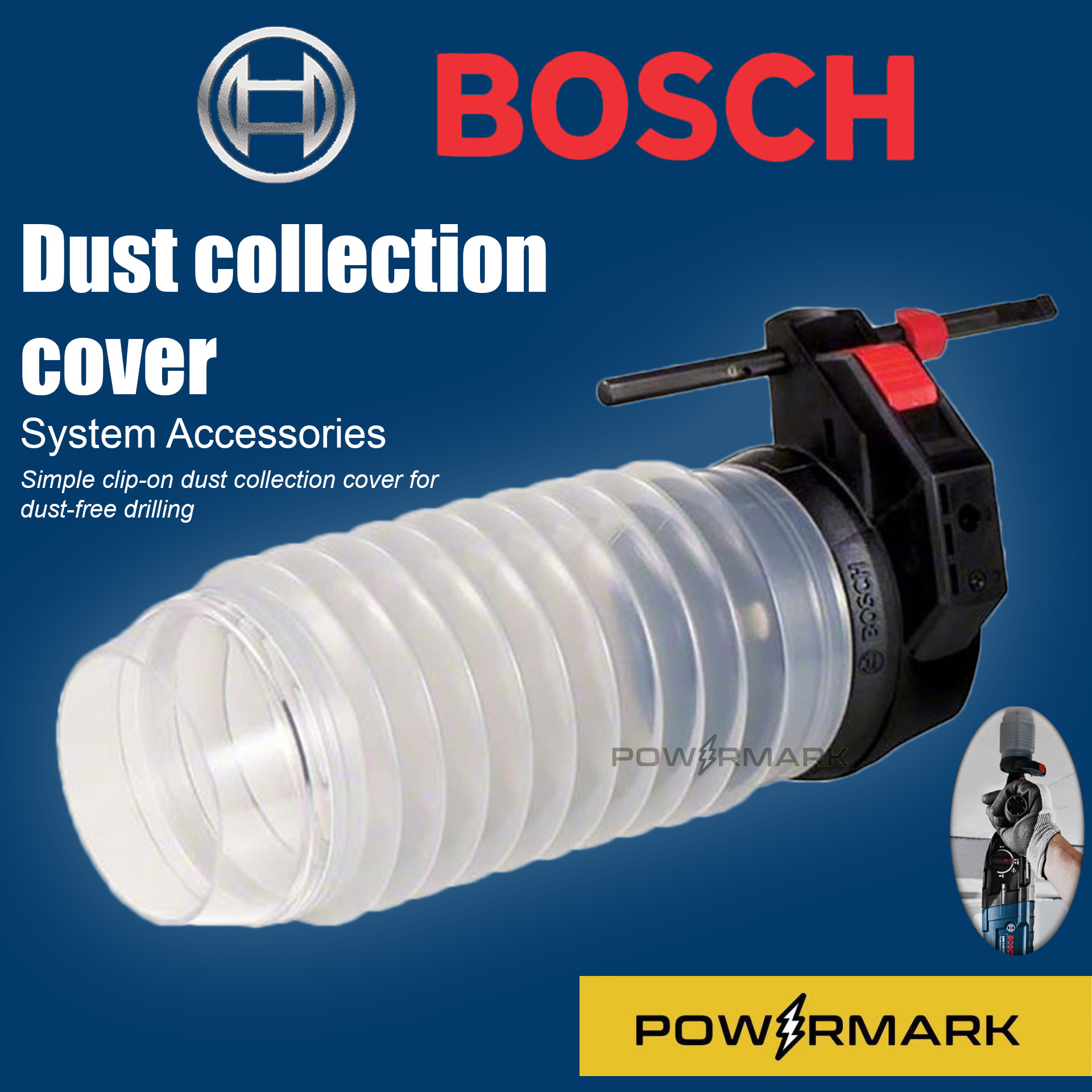 BOSCH 1600A00D6H Dust Collection Cover for All GBH [POWERMARK | BHD ...