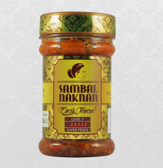 Indonesian Spicy Sambal Naknan Level Very Hot Chili 5 140g Authentic ...