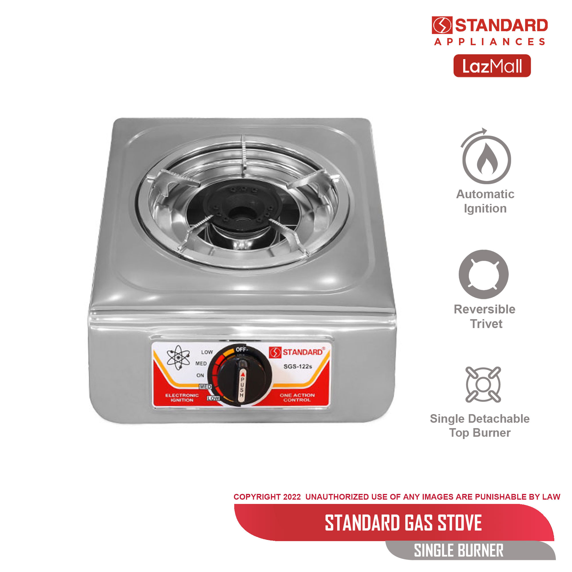 Standard Gas Stove Single Burner | Lazada PH