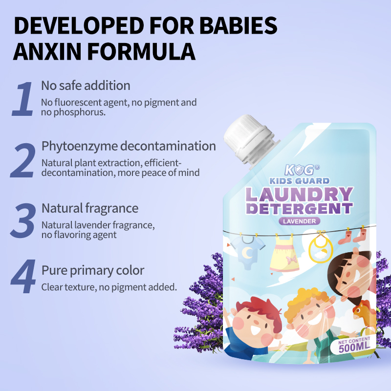 Kids Guard Baby Laundry Detergent 500ML Plant Essence Detergent Nature ...