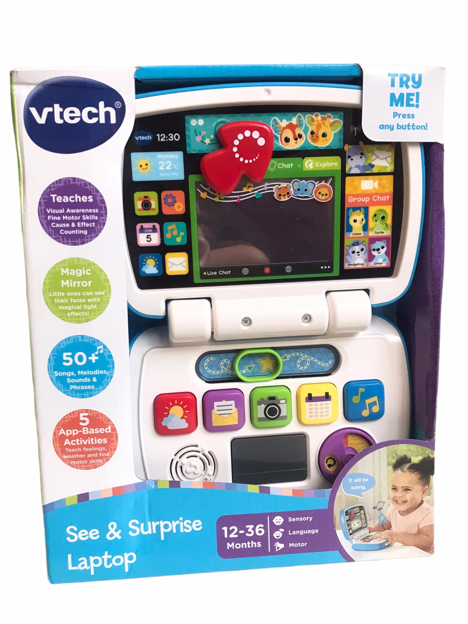Vtech Educational Toys (See & Surprise Laptop) for kids LZ#42 (Brand ...