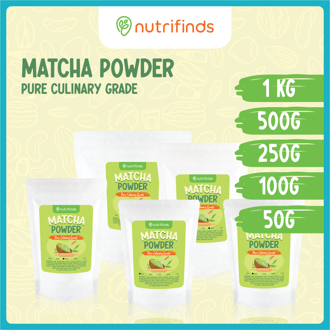Nutrifinds® Pure Matcha Powder - Ceremonial / Culinary Grade | Lazada PH