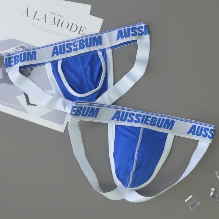 AussieBum Men Air through Jockstrap Underwear Sexy Jock Strap Briefs ...