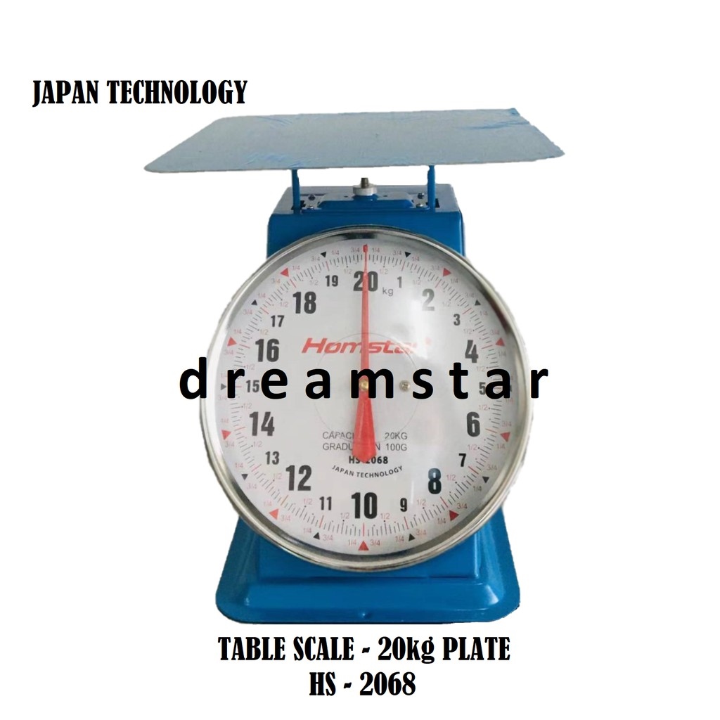 [COD]xeanyrng2343 (Homstar) 20KG plate/BOWL WEIGHING SCALE/TIMBANGAN ...