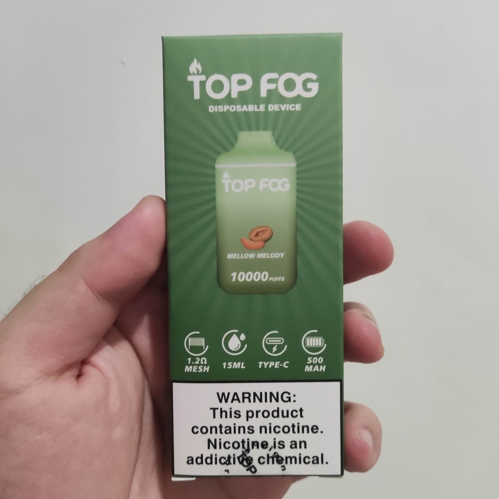 Top Fog Chillax 10000 Puffs Rechargeable Disposable Vape Pod 10k Dispo ...