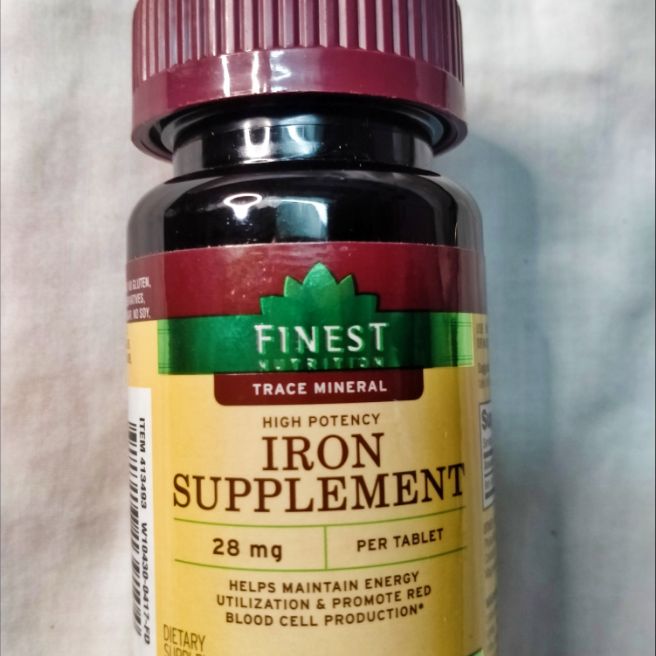 Finest nutrition iron supplement 200tabs | Lazada PH