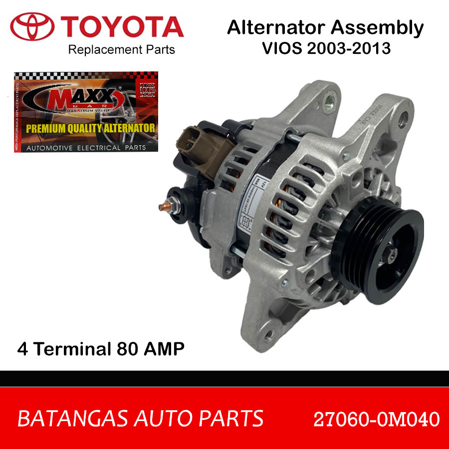 Alternator Assembly For Toyota Vios 2003-2013 1NZ / 2NZ ( 4 Terminal ...