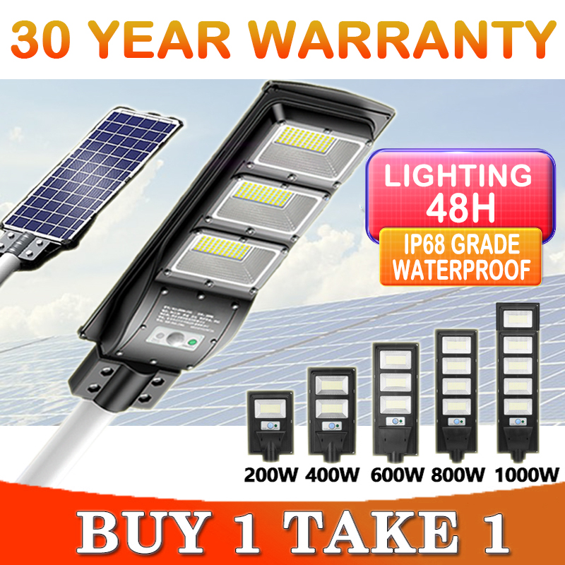 【Free Shipping】Solar street light solar light outdoor waterproof 600W ...