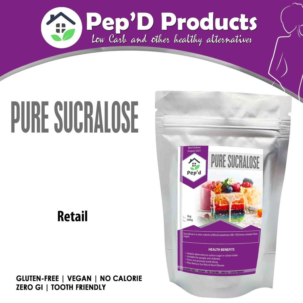 Pure Sucralose Powder - 600x sweeter than sugar, KETO healthy sweetener ...