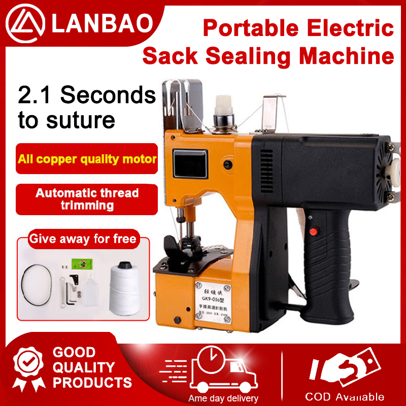 【COD】220V Electric sack sealer, sack sewing machine, sack sealer sewing ...