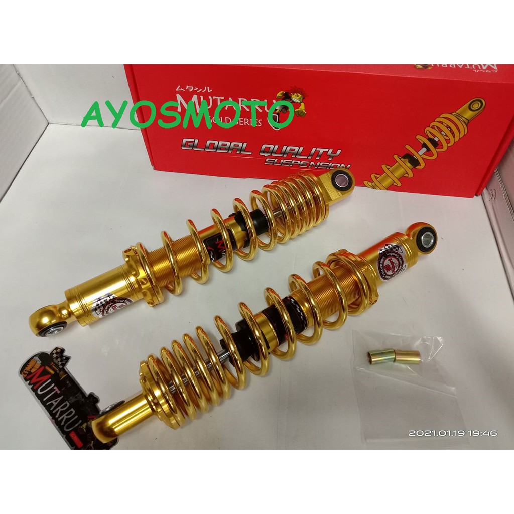 ♦SHOCK Dual Rear Shock 310mm GOLD MUTARO Brand Fit For.XRM,SMASH,SYM ...