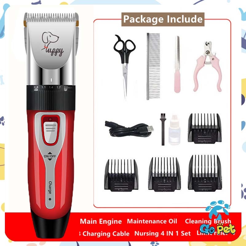Pet Razor Rechargeable Cat Dog Hair Trimmer Grooming Kit Clipper ...