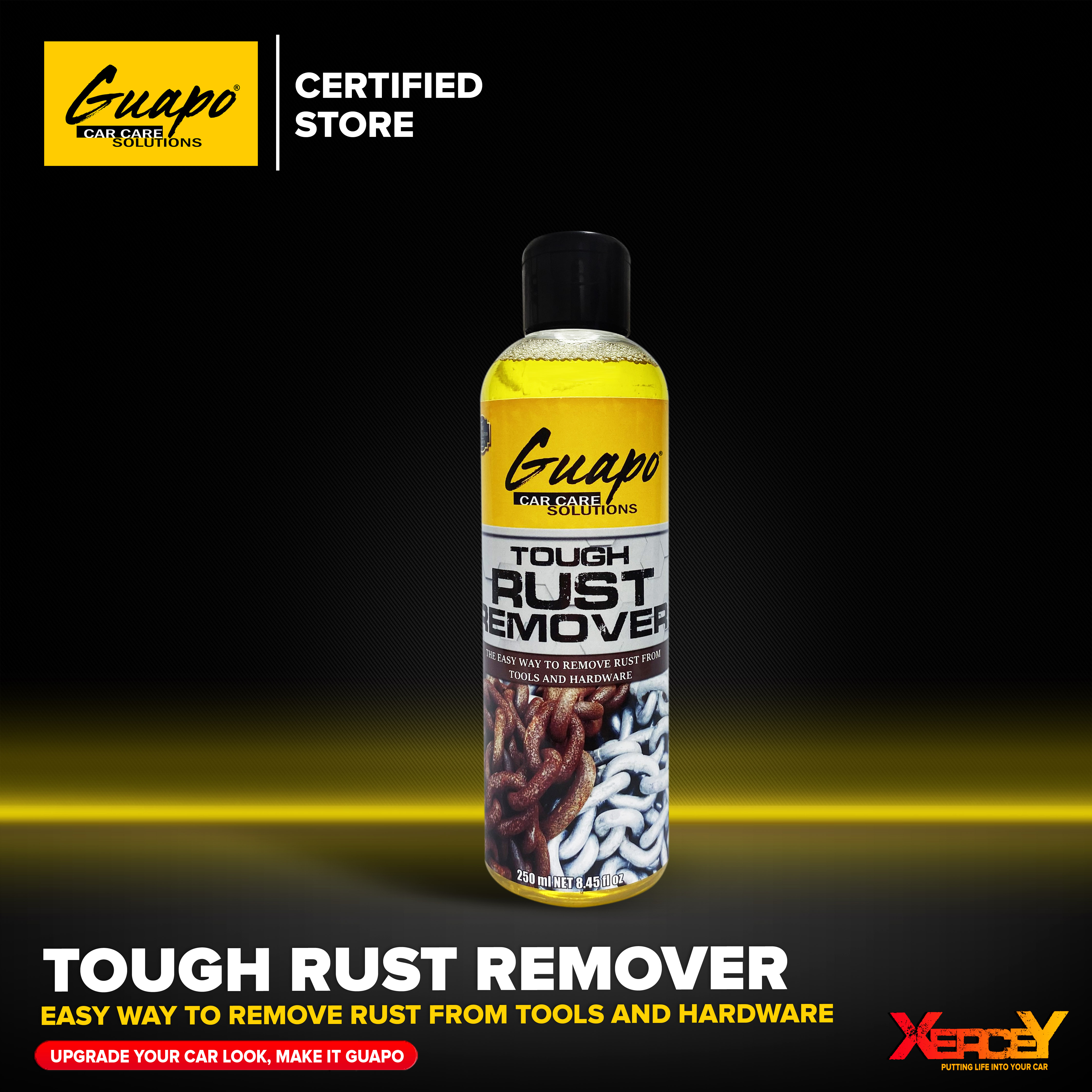Guapo Car Care Tough Rust Remover 250ml / Rust Remover Derusting Car ...