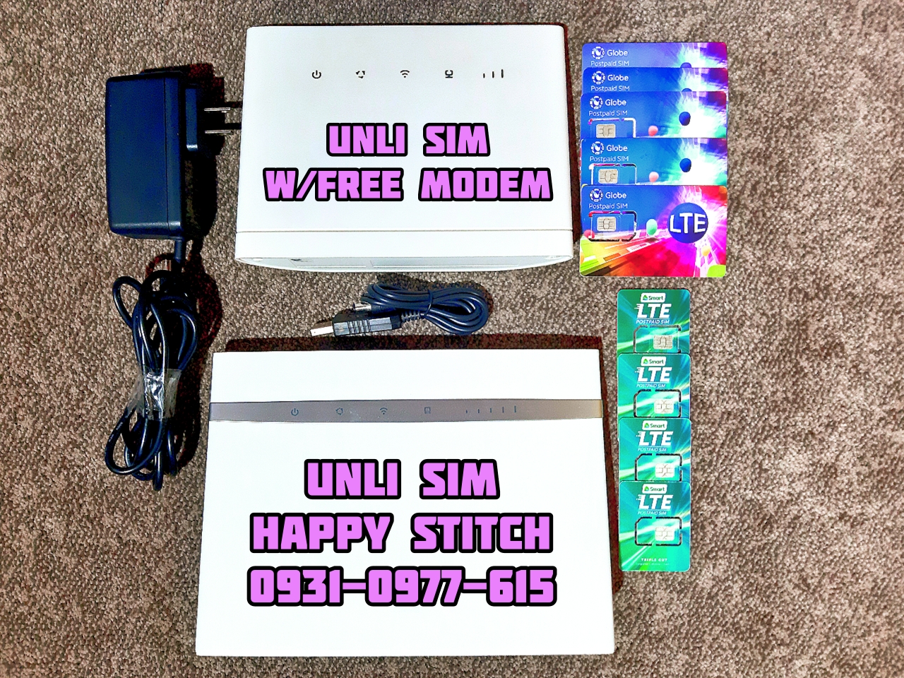 GLOBE SMART CORPO CORPORATE LTE B525 65A MAMBA FREE MODEM ROUTER UNLI ...