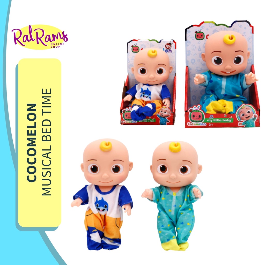 Quality PVC Head Music Before Bedtime JJ Cocomelon Doll Plush Body ...