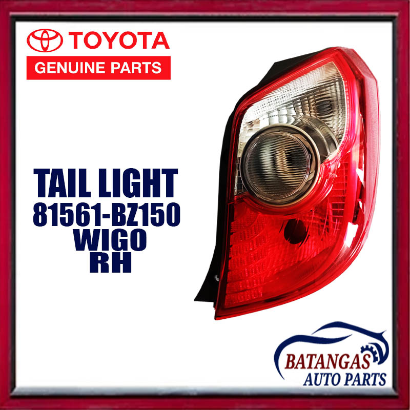 TAIL LIGHT 81561-BZ150 RH-WIGO 2014-2017 | Lazada PH