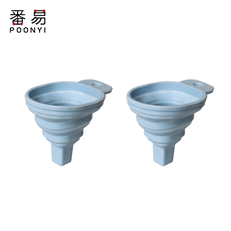 Small square telescopic conical oil funnel kitchen liquid dispenser ...