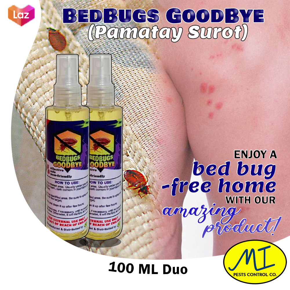 100 ML DUO BedBugs GoodBye // pamatay surot // bed bug killer | Lazada PH