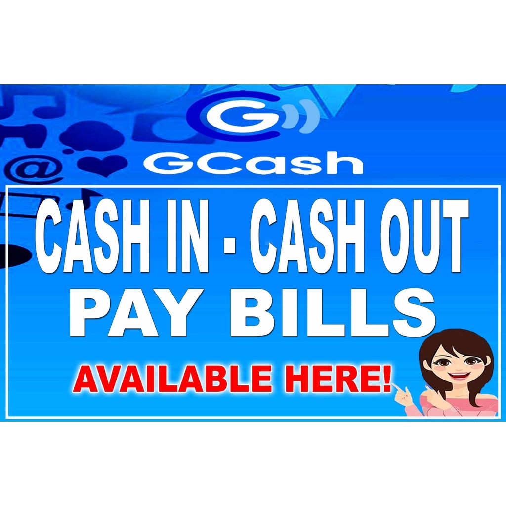 GCASH TARPAULIN 1.5X2FT 2X3FT | Lazada PH