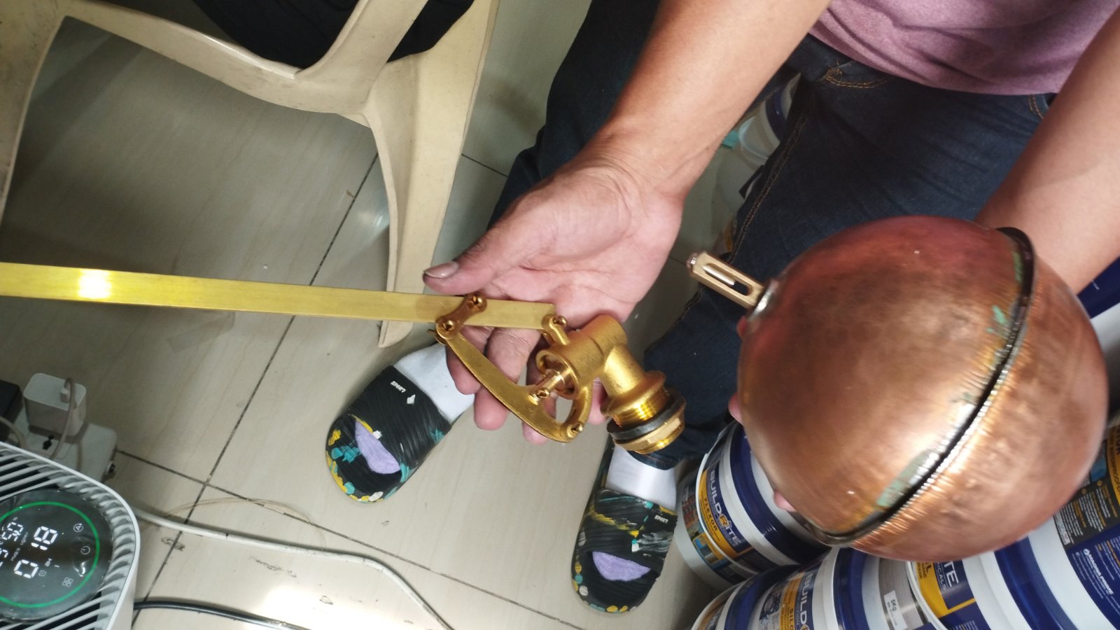 Copper Float Valve Ball Type Brass Fittings Heavy Duty 1/2 - 3/4 - 1 ...