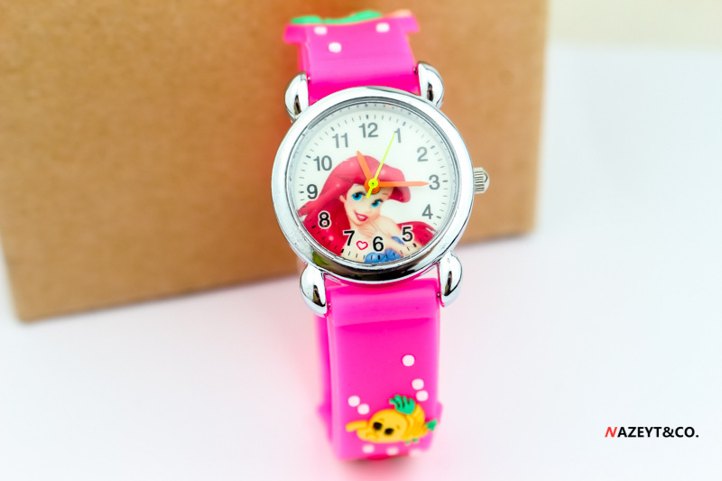 Ariel Cartoon Watch for Kids Little Girl Digital Watch Cute Princess ...