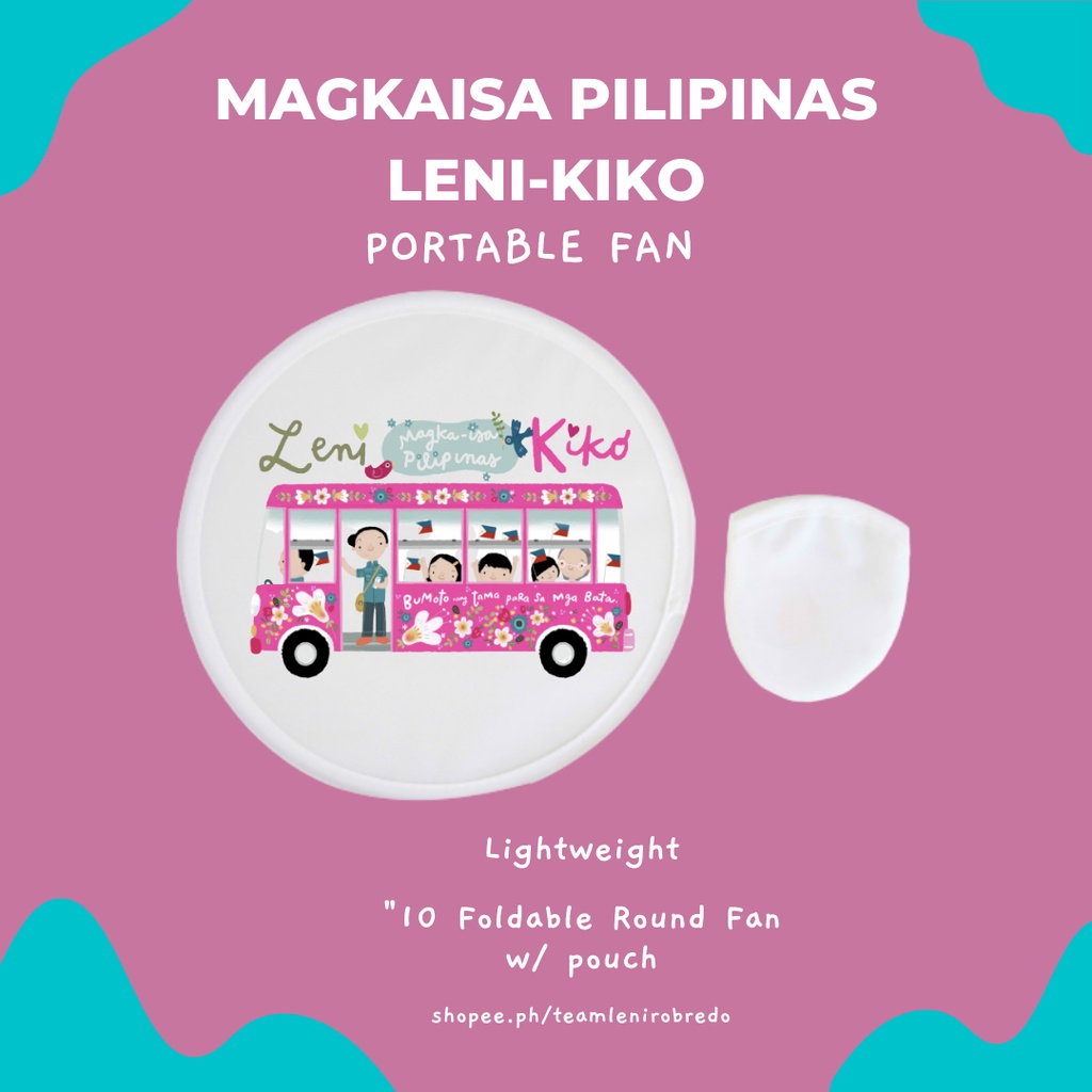 Magkaisa Pilipinas Leni-Kiko | Art by Robert Alejandro | White Fan w ...
