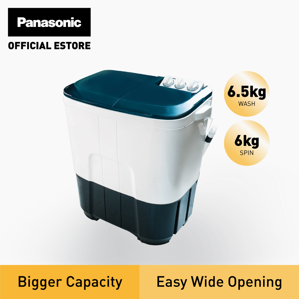 Panasonic NA-W6517BSP Twin Tub 6.5 Kg. Washing Machine (also known as ...