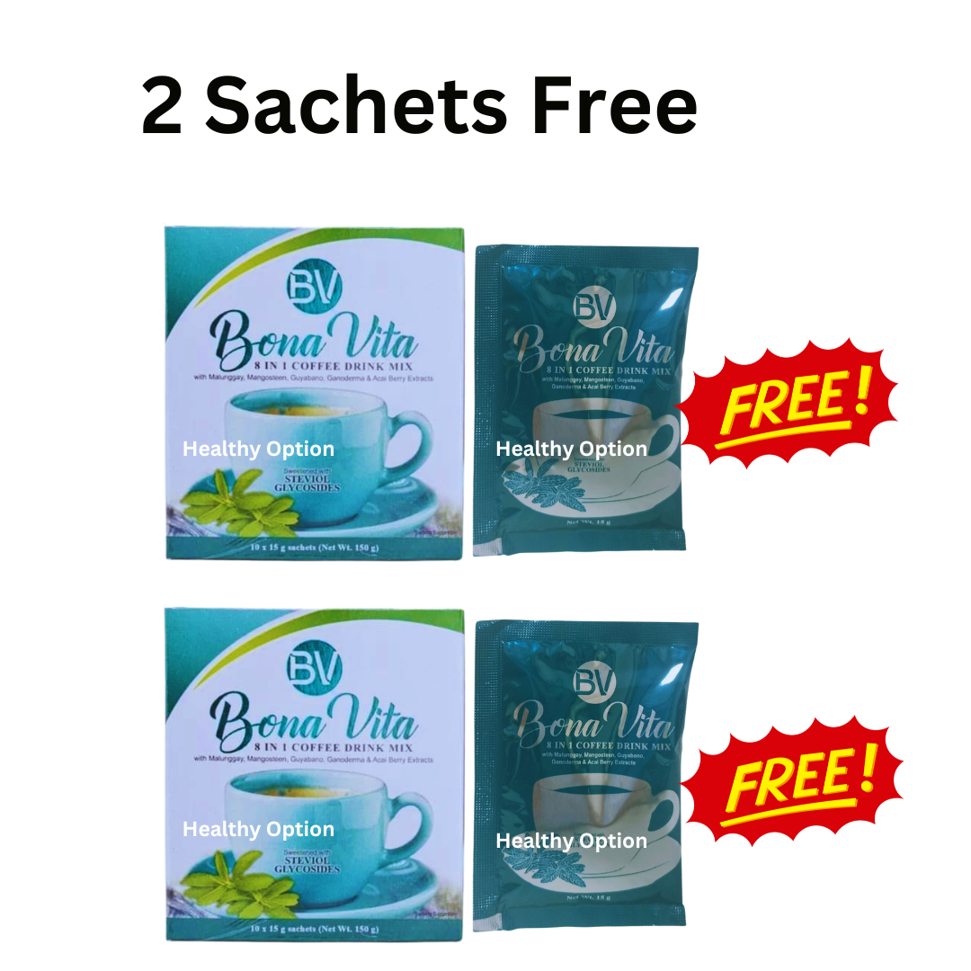 BonaVita 8 in 1 Coffee ( 2 Boxes + 2 Sachets ) | Lazada PH