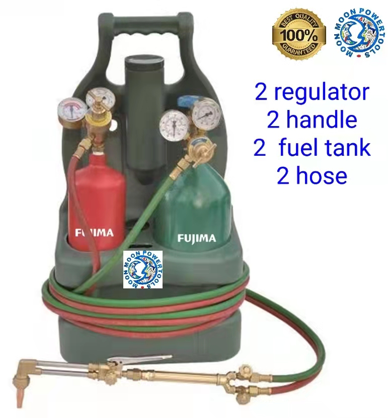 FUJIMA JAPAN cutting & welding outfit oxygen & acetylene kit with small ...