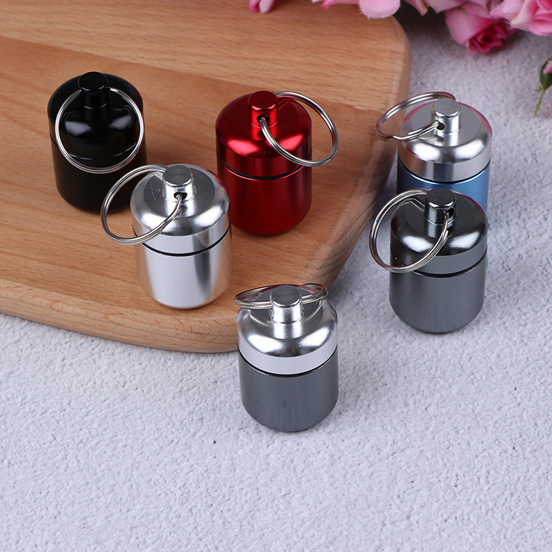 Mini Waterproof Aluminum Alloy Box Case Bottle Holder Container ...