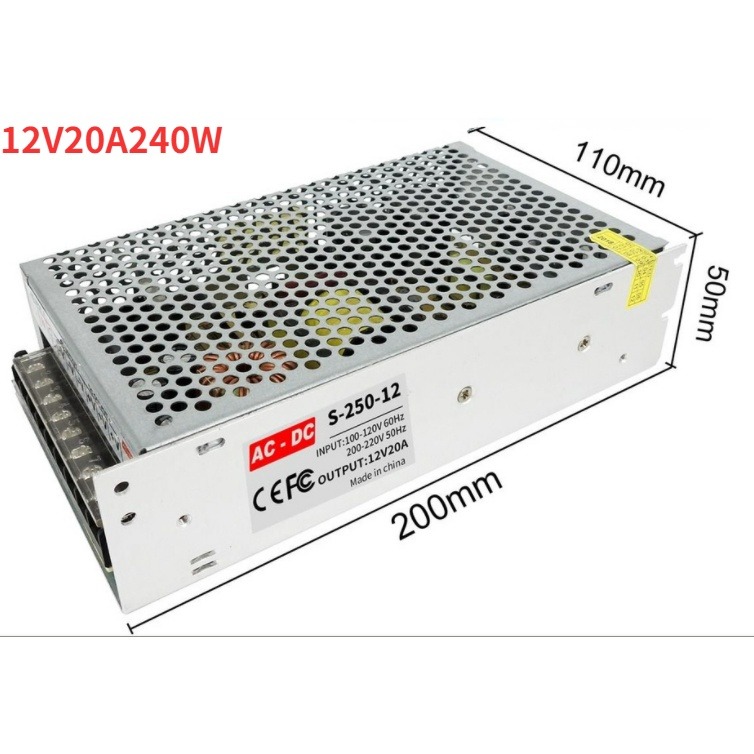 12V 2A 5A 10A 15A 20A Centralized Power Supply 12V 60W Power Adapt AC ...