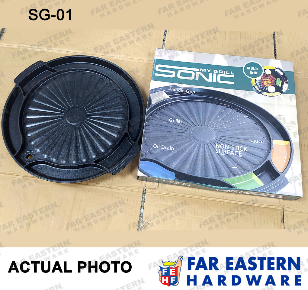 SONIC Non Stick Grill Plate Samgyup Samgyupsal Cooking Pan Made in ...
