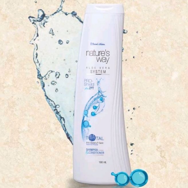Nature's Way Shampoo & Conditioner Total Anti Dandruff Care(Blue)180ml ...