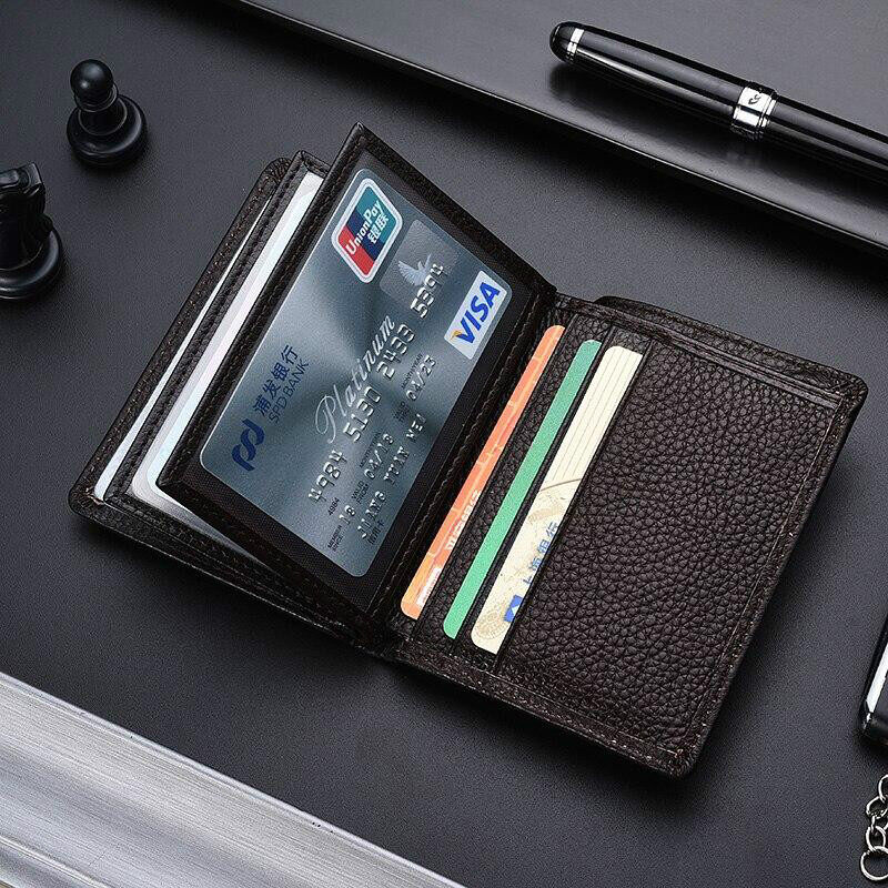 Ultra-thin Driver License Card Holder Pu Leather Business ID Pass ...