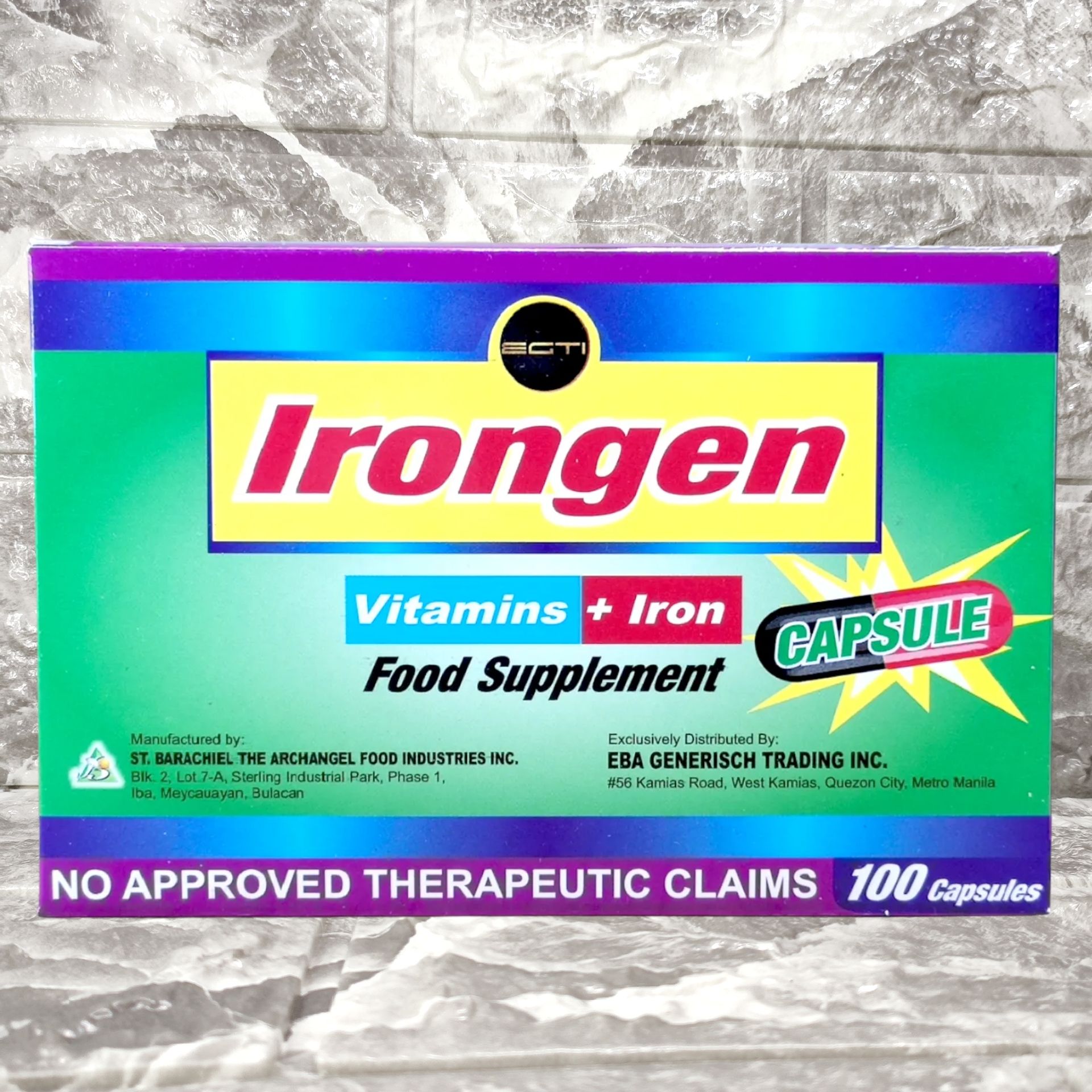 IRONGEN Multivitamins + Iron 100 Capsules | Lazada PH