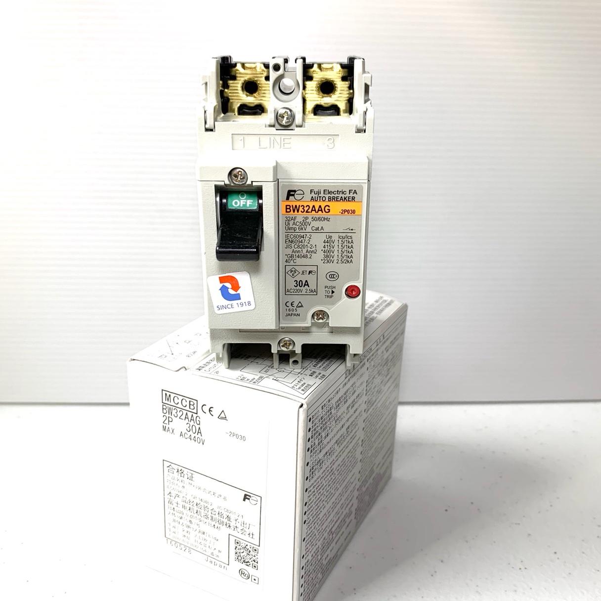 FUJI 30A 2P BW32AAG INDUSTRIAL TYPE AUTO BREAKER MADE IN JAPAN | SSK ELECTRIC | Lazada PH