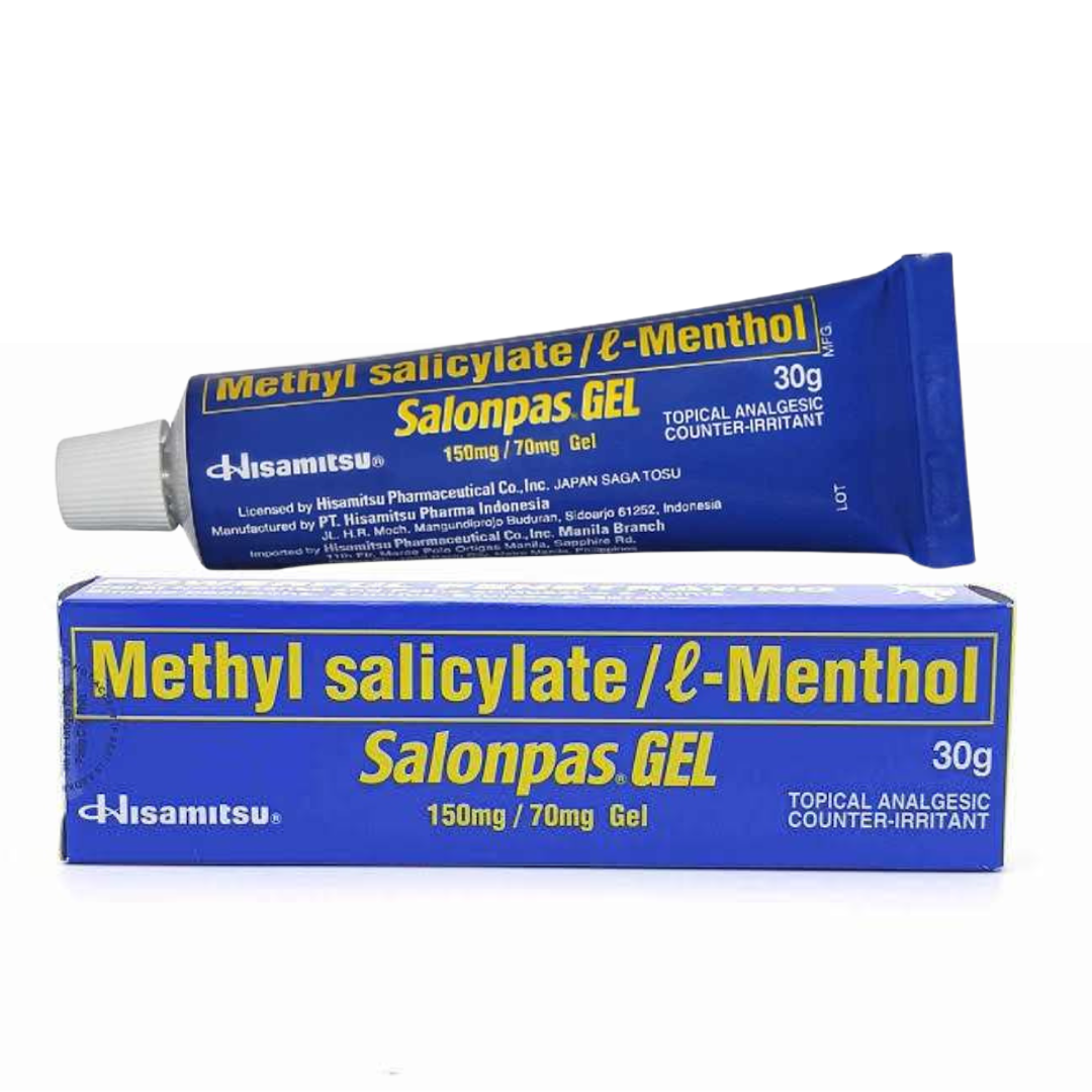 Salonpas Gel (30g): Quick & Effective Muscle Strain Relief with Menthol ...