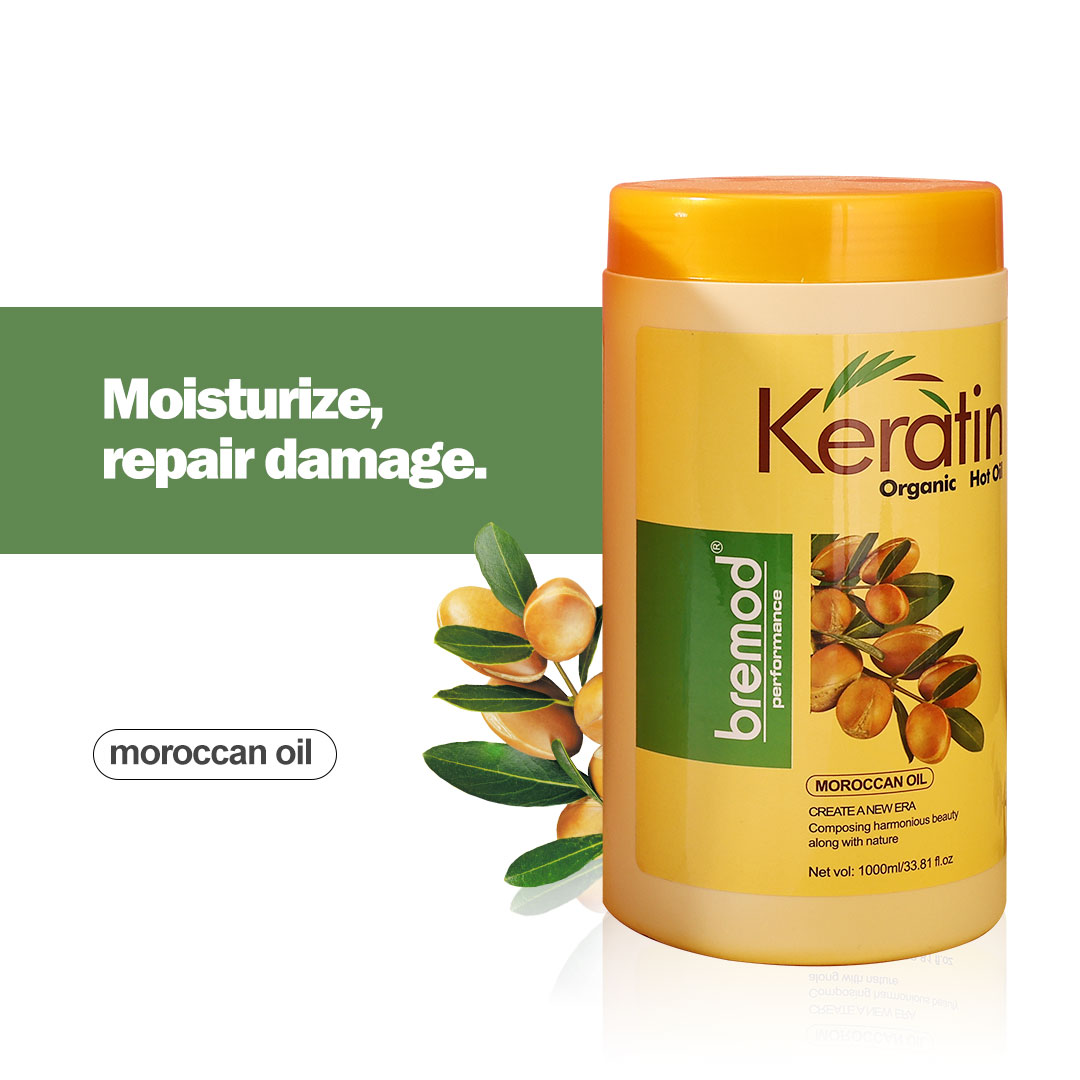 Bremod Performance Moroccan Argan Keratin Organic Hot Oil 1000ml 501450 ...