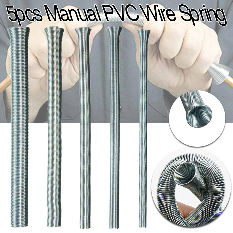 5pcs Spring Tube Bender 210mm Tension Spring Pipe Bender 1/4inch-5 ...