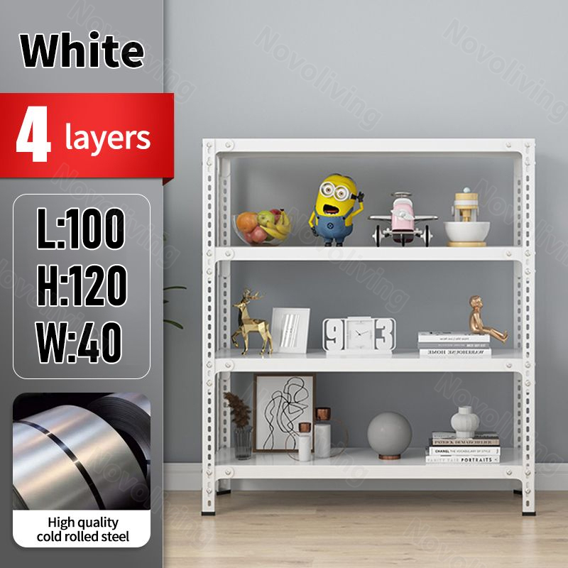 Novoliving 7/6/5/4/3 Layer Steel Storage Rack Shelves Metal Rack Heavy ...