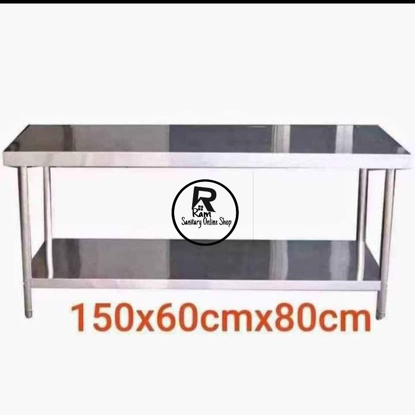 Preparation Working Table Stainless Steel 150x6080 | Lazada PH