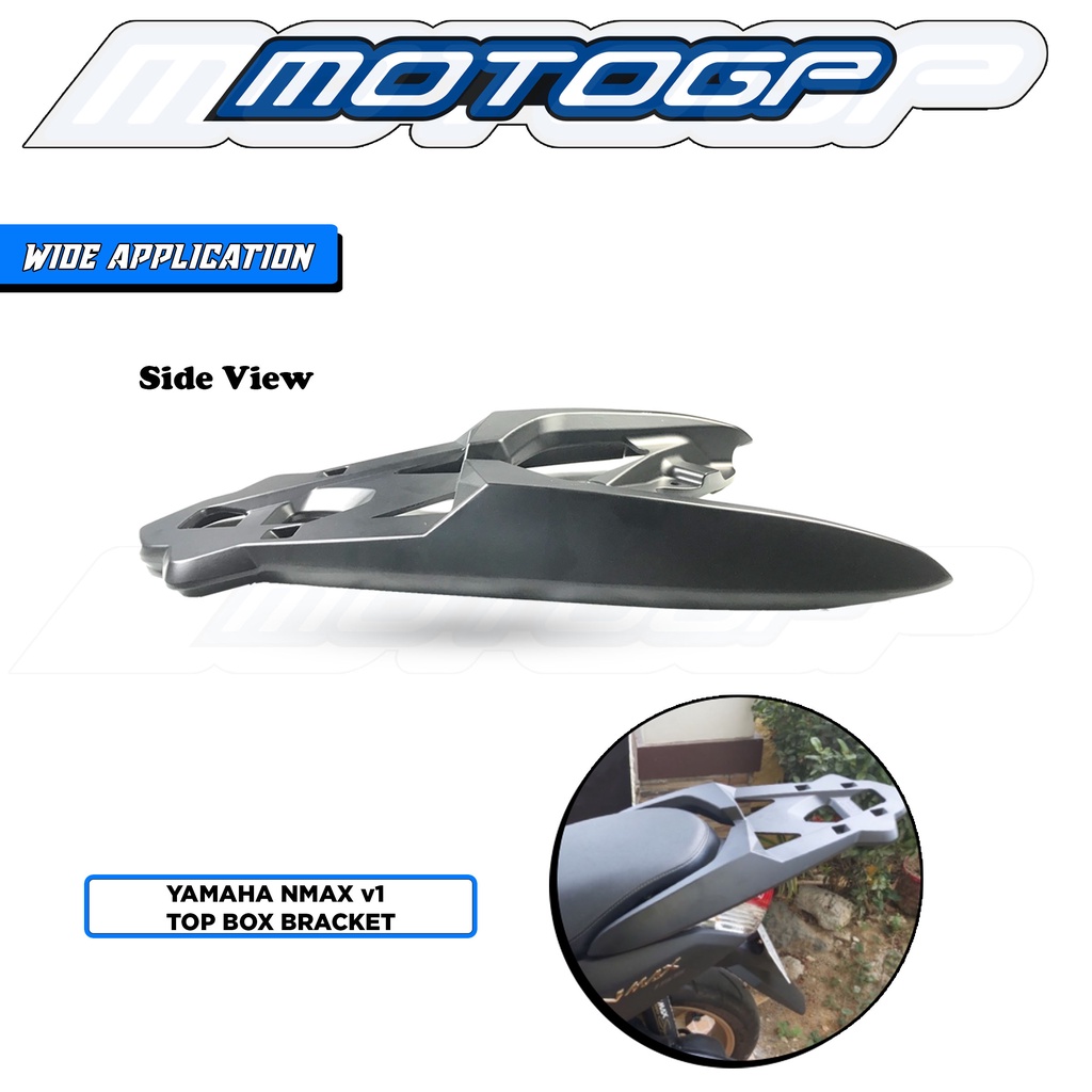 1 pc Yamaha Nmax v1 2018 And ER 150 n 2 Holes Bracket Top Box Moto Box ...