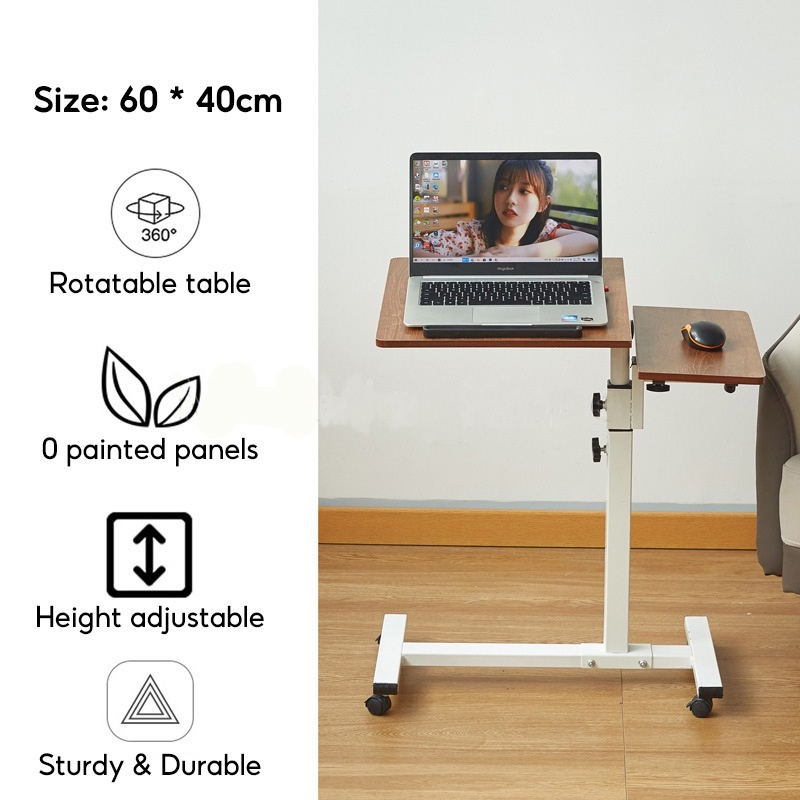 Upgraded Version Folding Mobile Bedside Table Side Model Bedside Table ...