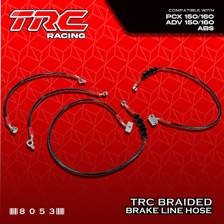 TRC PCX 150/160 ADV 150/160 TRC Braided Brake Line Hose ABS 8053 ...