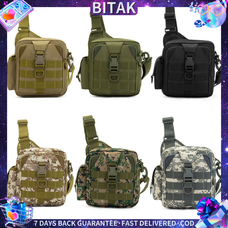 Bitak กระเป๋าคาดเอวลายพรางผู้ชายกระเป๋าสะพายไหล่แนวทแยงอเนกประสงค์กีฬา ...